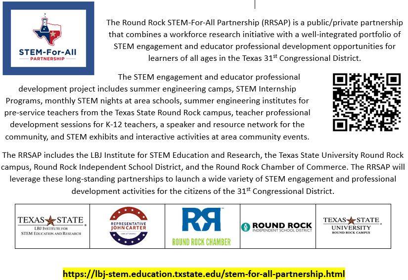 STEM-For-All : LBJ Institute for STEM Education and Research : Texas State University